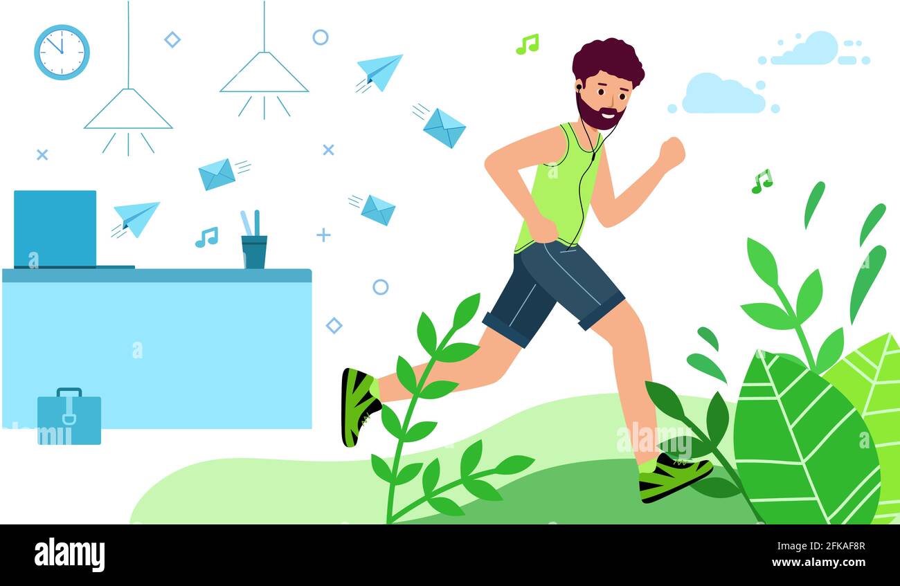 Break in the forest Stock Vector Images - Alamy