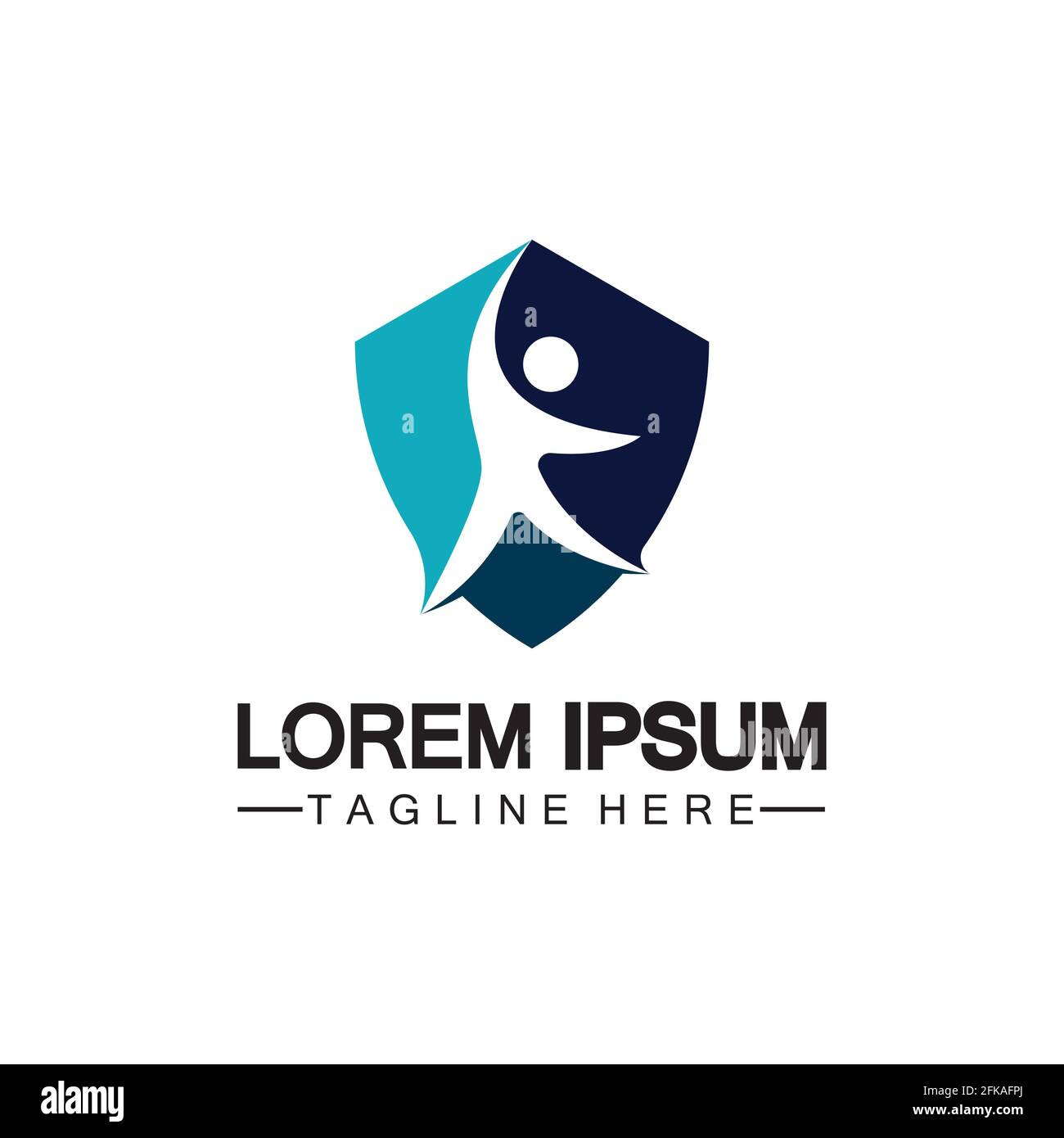 People shield icon.Life Insurance logo, protect human or insurance ...