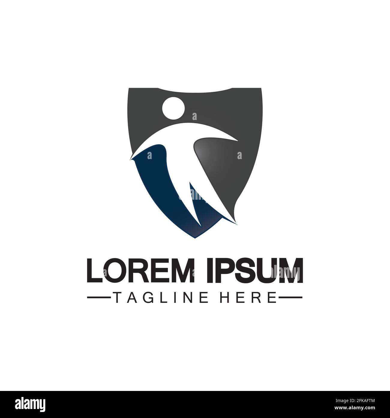 People shield icon.Life Insurance logo, protect human or insurance ...