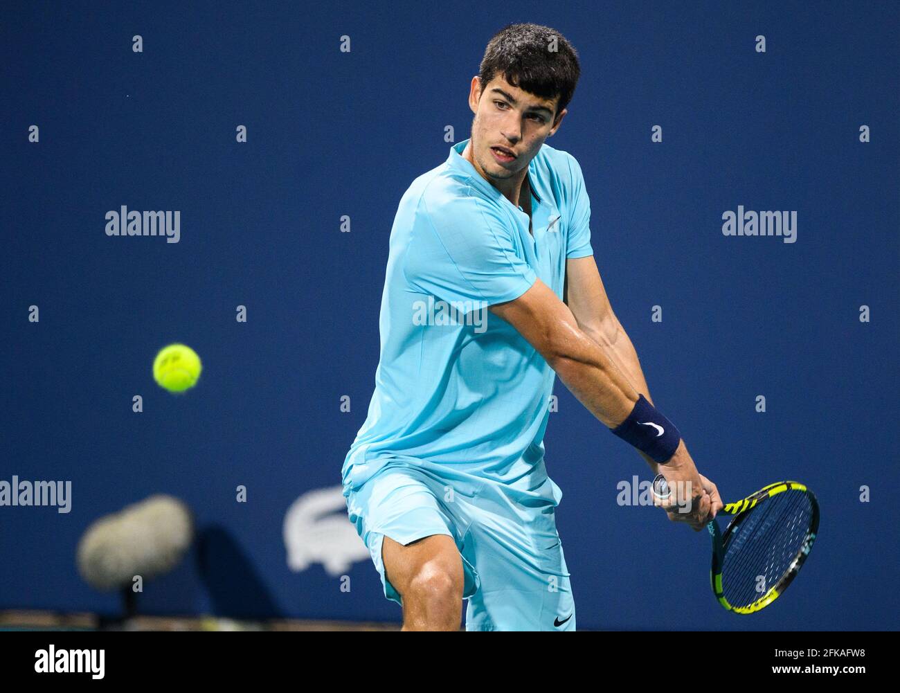 Carlos alcaraz backhand hi-res stock photography and images - Alamy