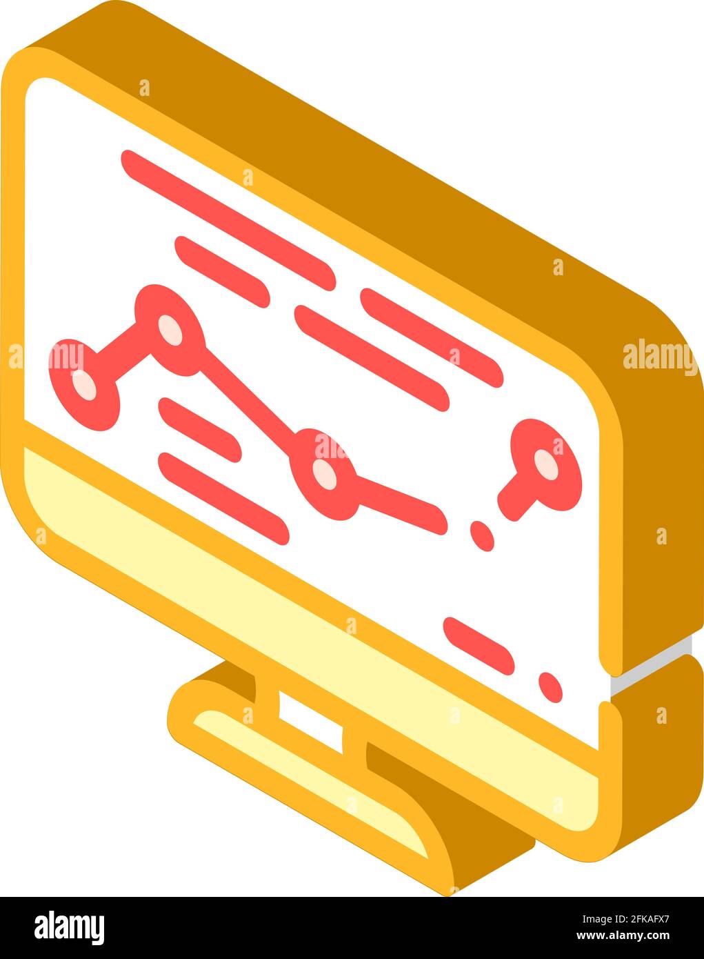 direction map railway isometric icon vector illustration Stock Vector ...