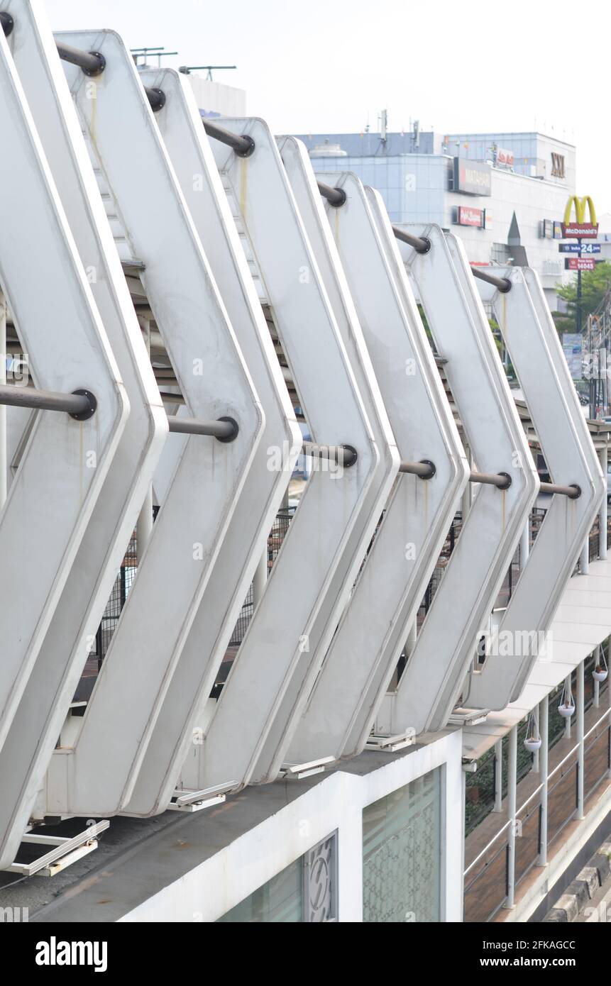 Rawamangun, Jakarta Indonesia, April 23, 2021: A pedestrian flyover ...
