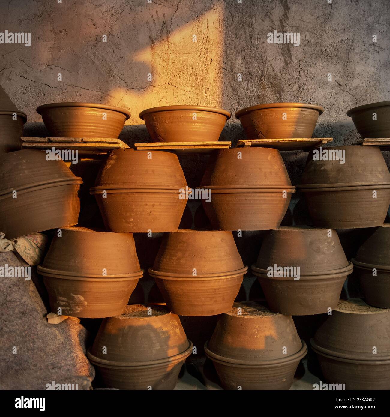 Black pottery ceramics Stock Photo - Alamy