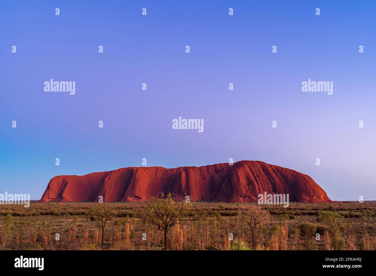 Uluru at sunrise Stock Photo - Alamy