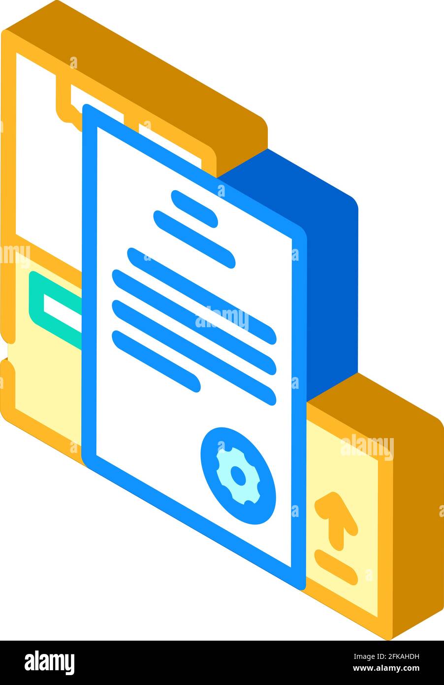 documentation wholesale isometric icon vector illustration Stock Vector Image & Art - Alamy