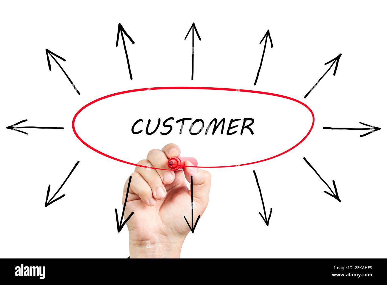 Hand Drawing Teamwork Concept Marker Cut Out Stock Images & Pictures ...