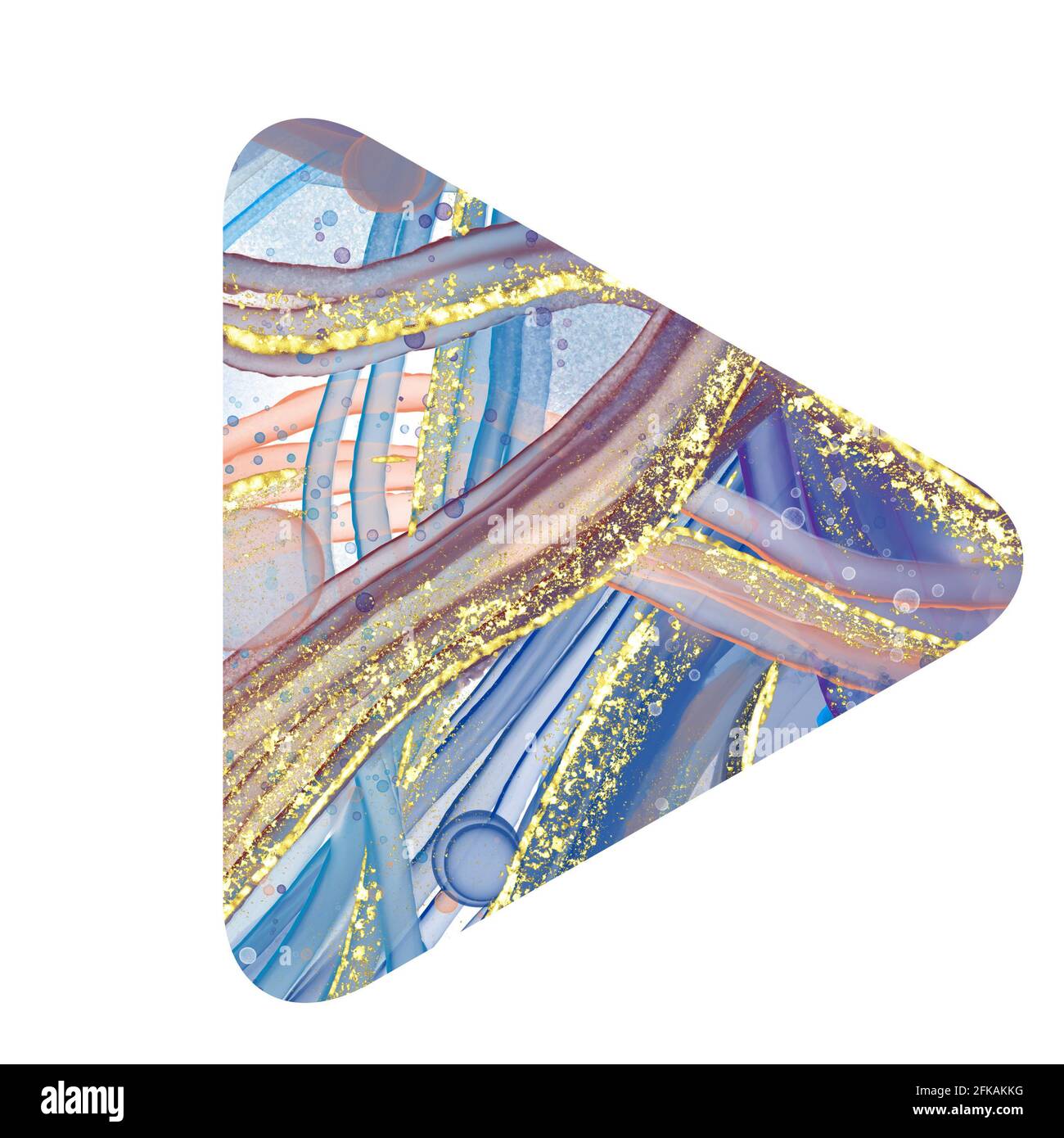 play shape in fluid art texture background Stock Photo - Alamy