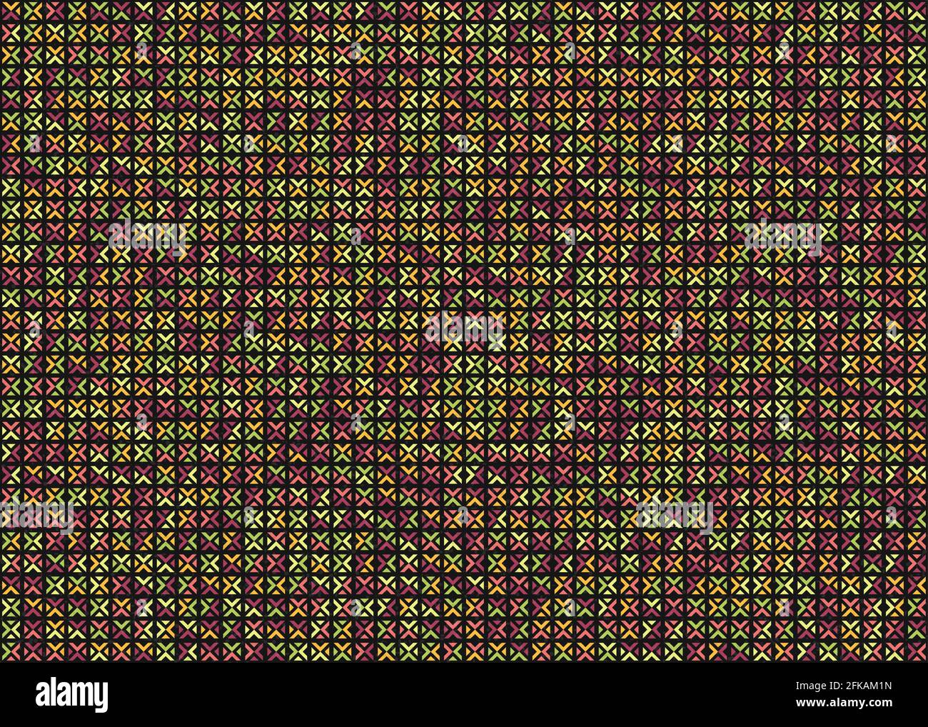 Abstract Geometrical generative computational art illustration Stock ...