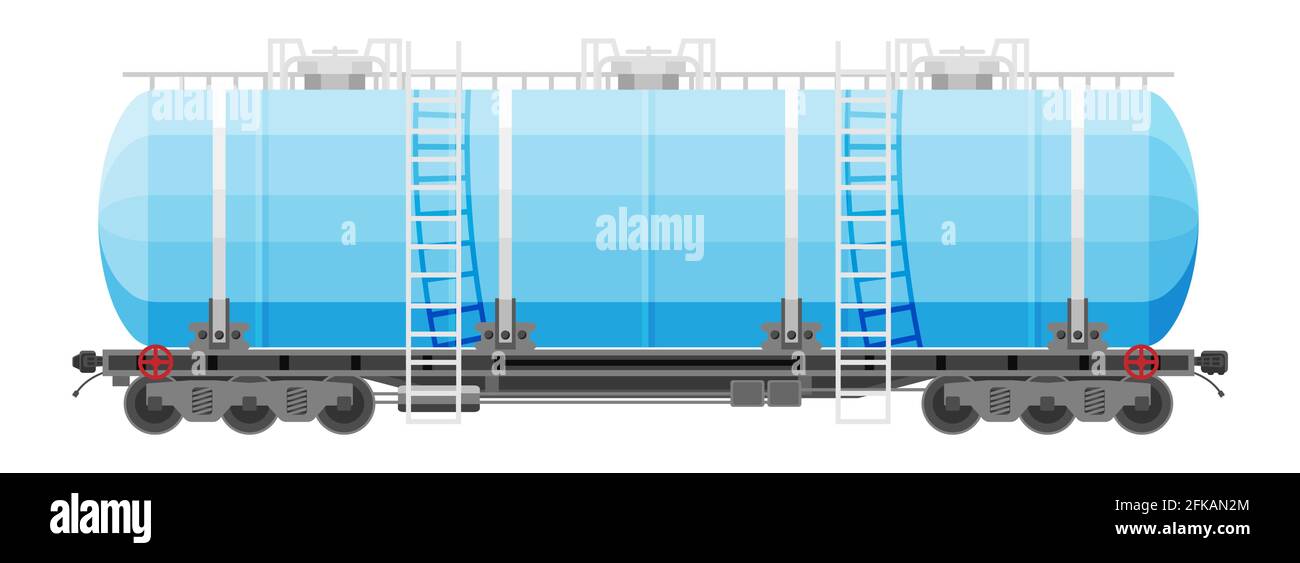 Tanker train car Stock Vector Images - Alamy