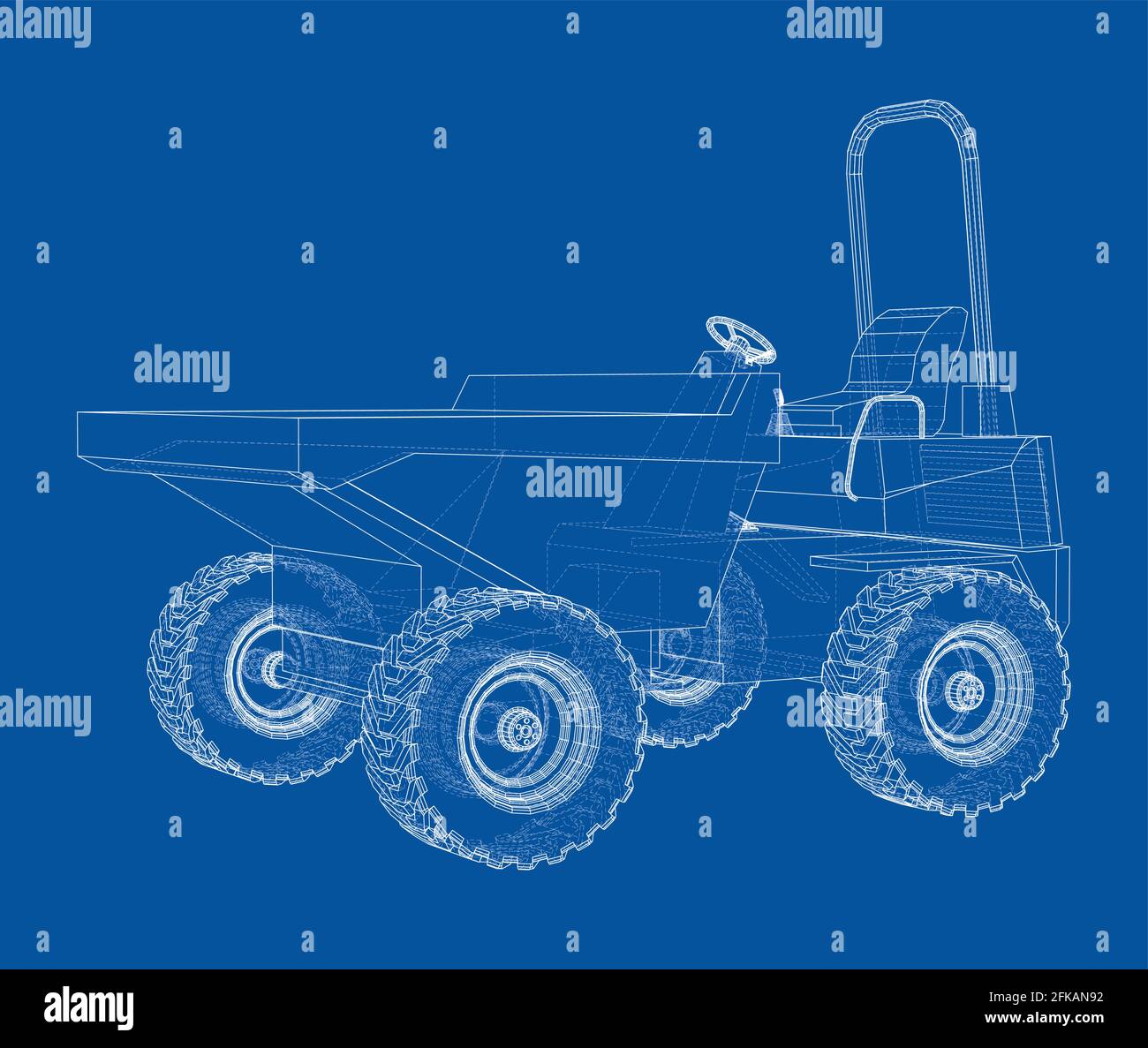 Dumper Truck. Vector Stock Vector Image & Art - Alamy