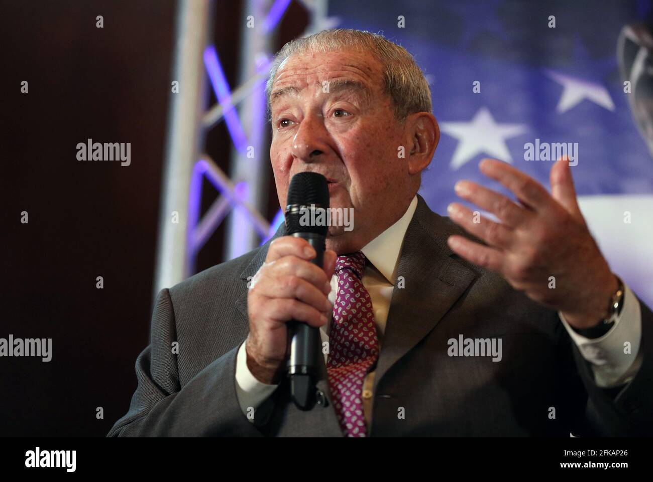 File photo dated 15-01-2019 of Top Rank Chairman Bob Arum. Issue date ...