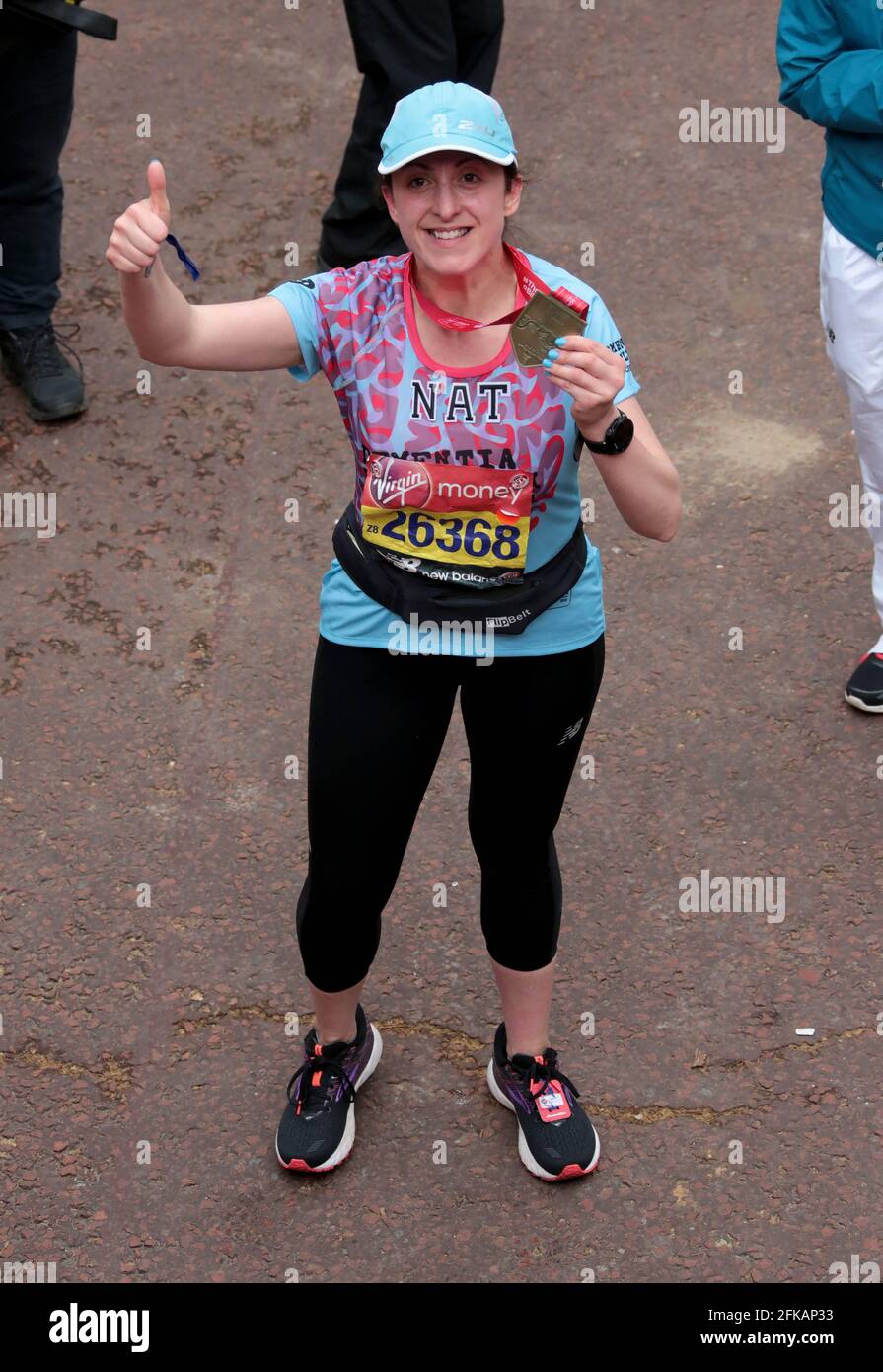 Apr 28 2019 London England Uk Virgin London Marathon 2019 Finishing Line The Mall Photo