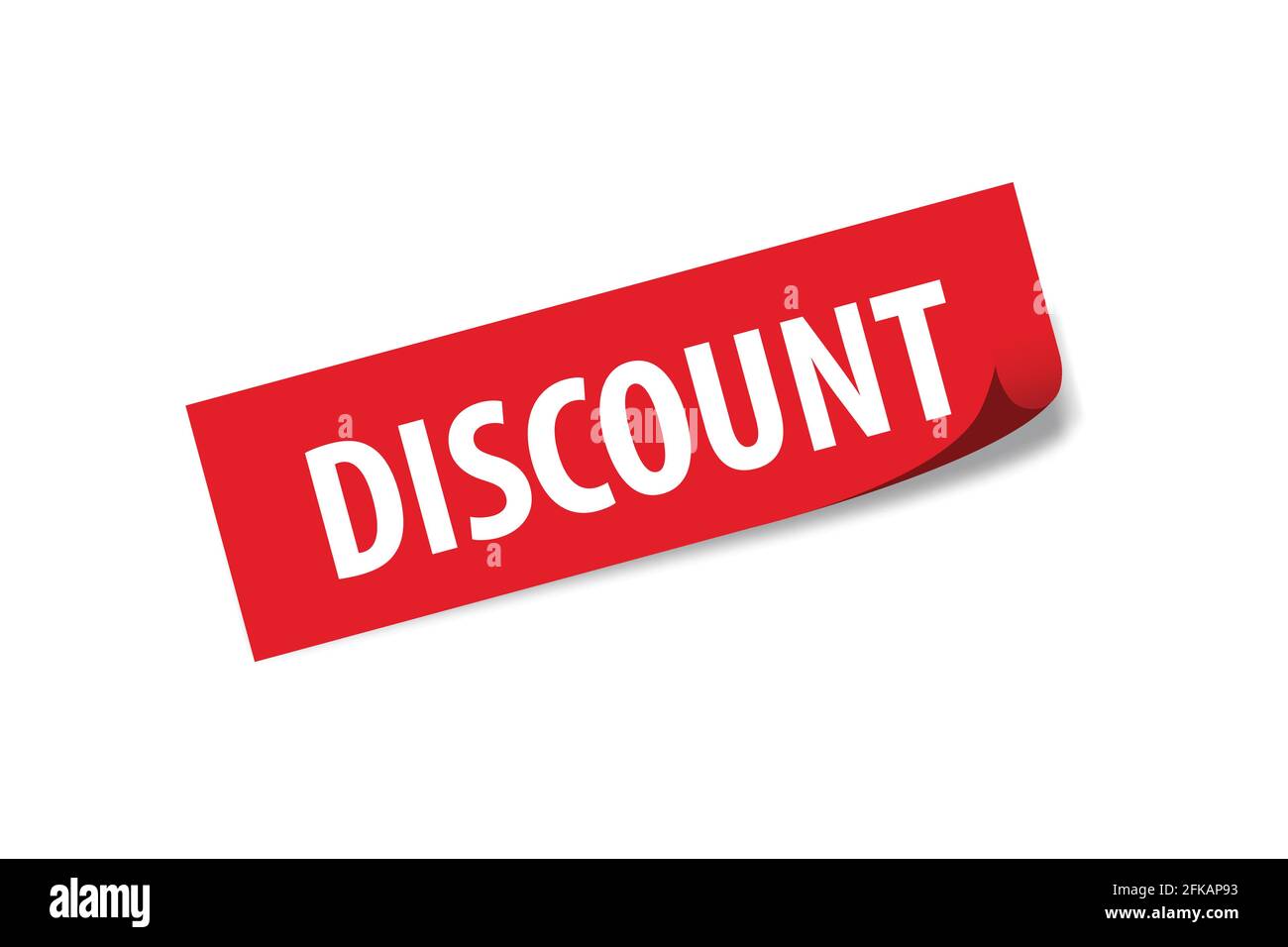 discount rectangle sticker vector discount banner for graphic design ...