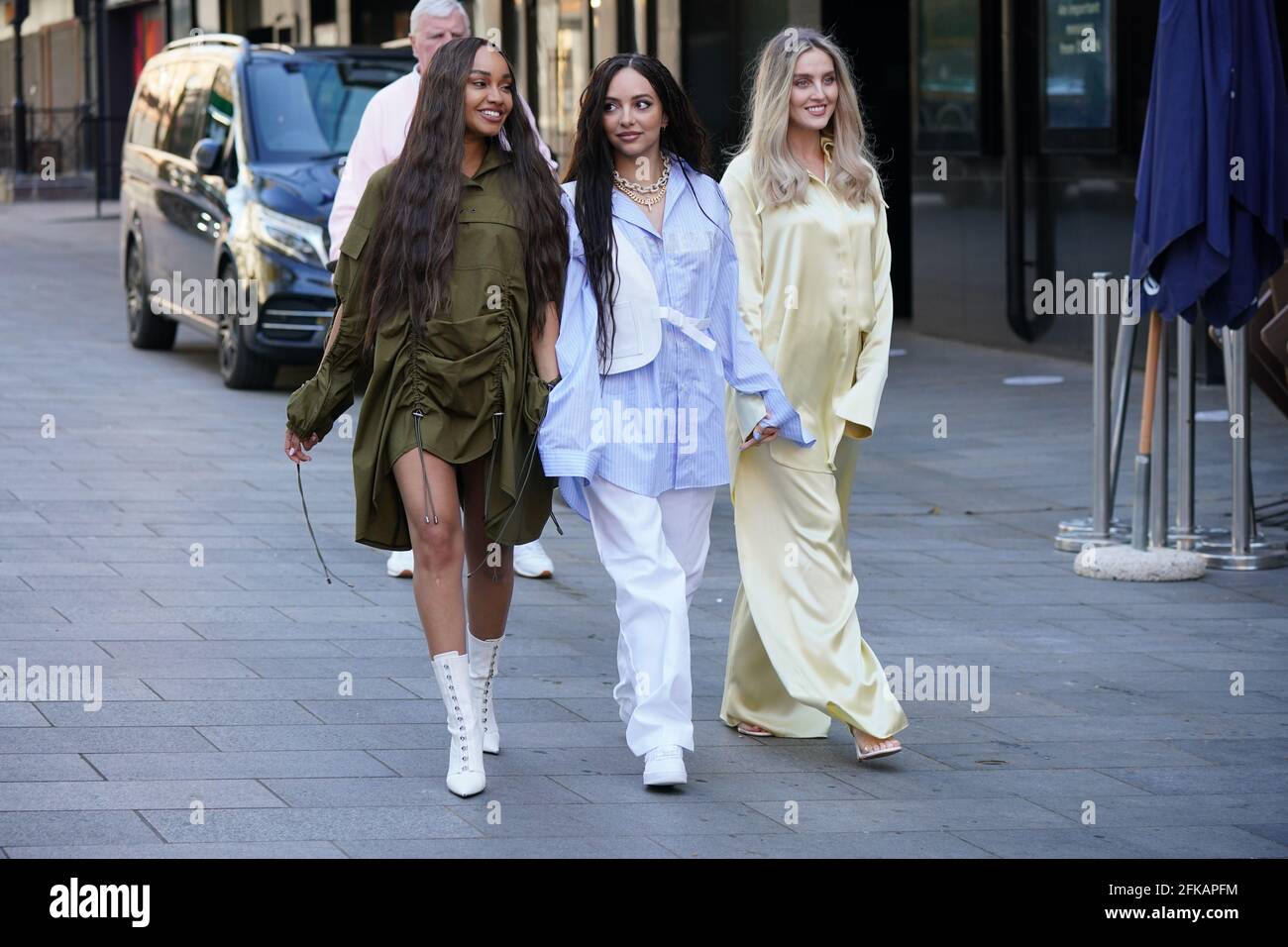 The members of Little Mix, (left to right) Leigh-Anne Pinnock, Jade ...