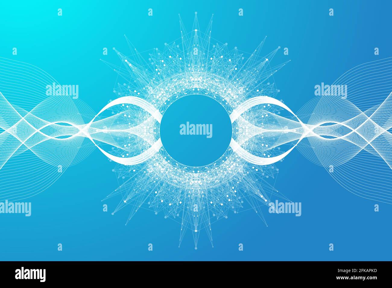 Science information banner template background for your presentation ...