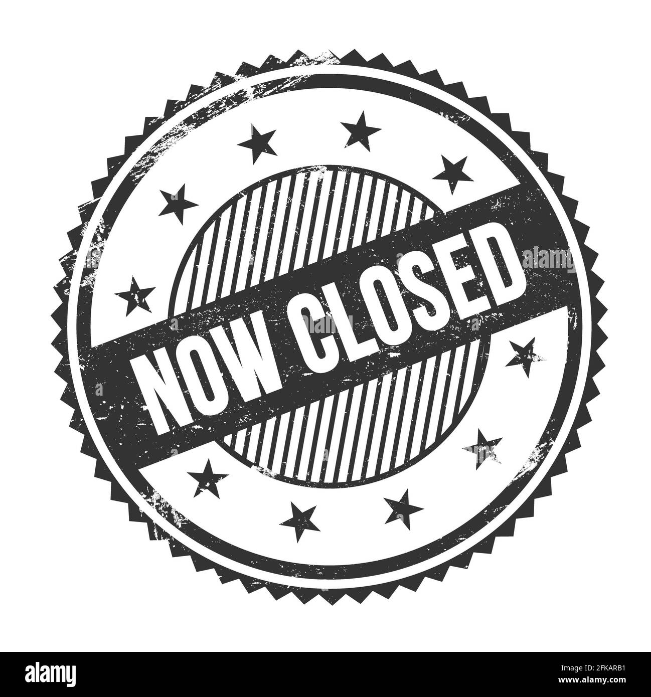 Borders closed sign Black and White Stock Photos & Images - Alamy