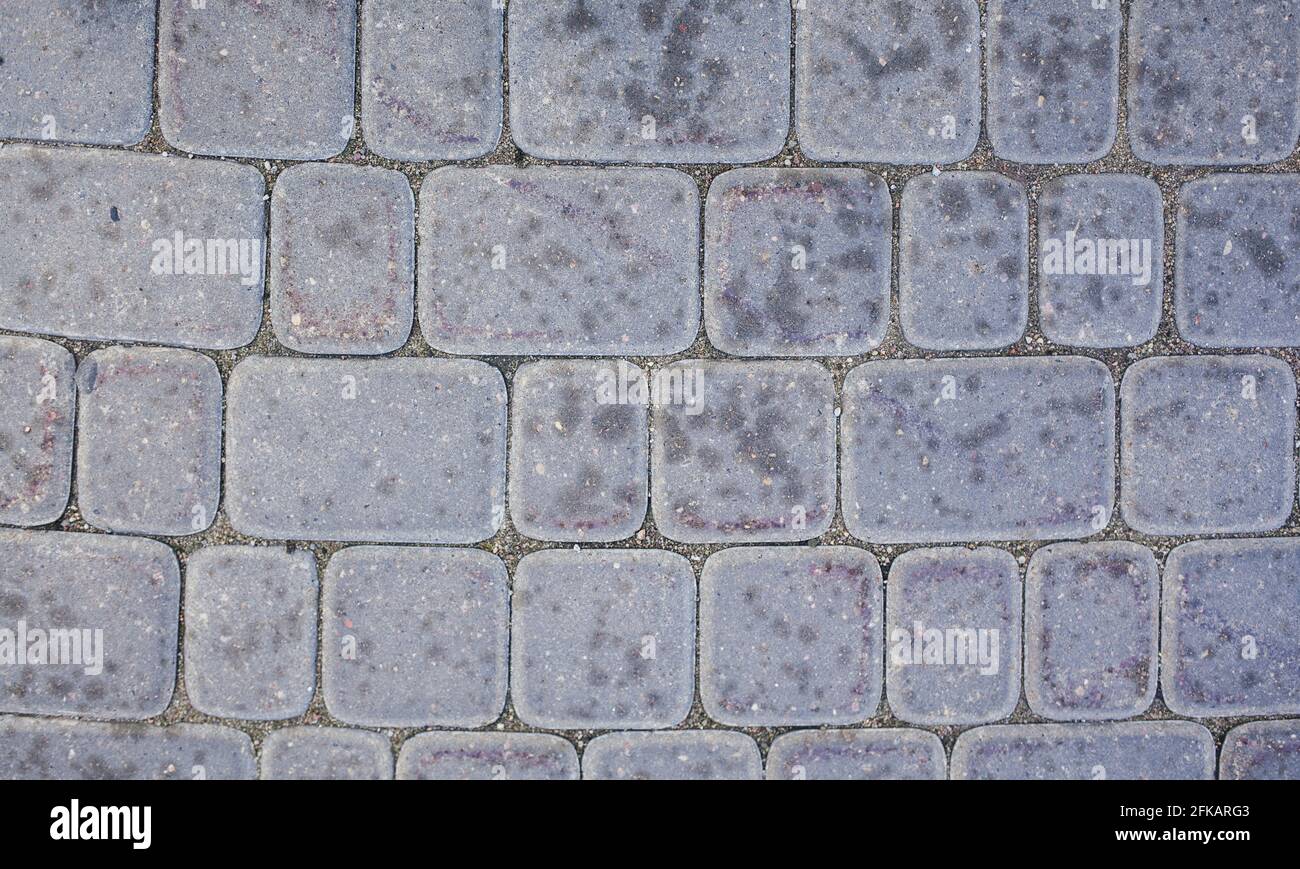 Stone blocks made of stone. City with stone pavement Stock Photo - Alamy
