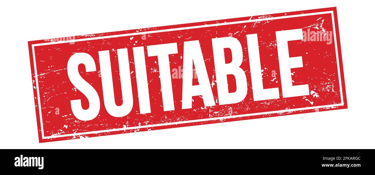 Suitable stamp hi-res stock photography and images - Alamy