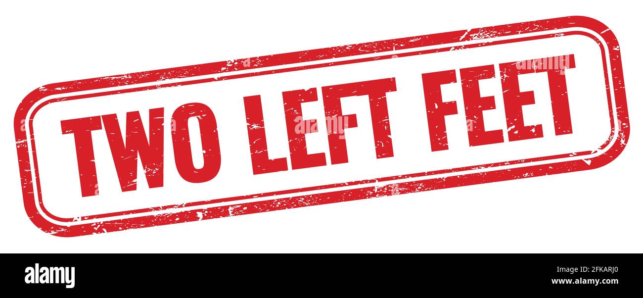 Two left feet stamp hi-res stock photography and images - Alamy