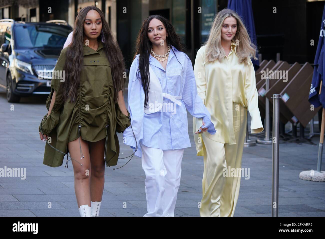The members of Little Mix, (left to right) Leigh-Anne Pinnock, Jade ...