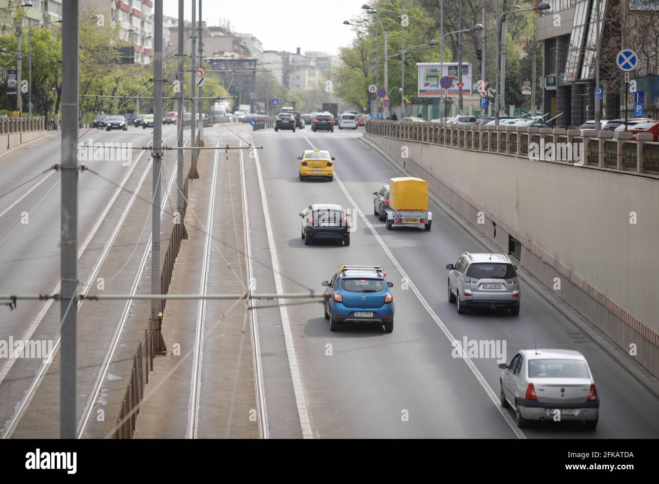 Pedestrian crossing in bucharest hi-res stock photography and images ...
