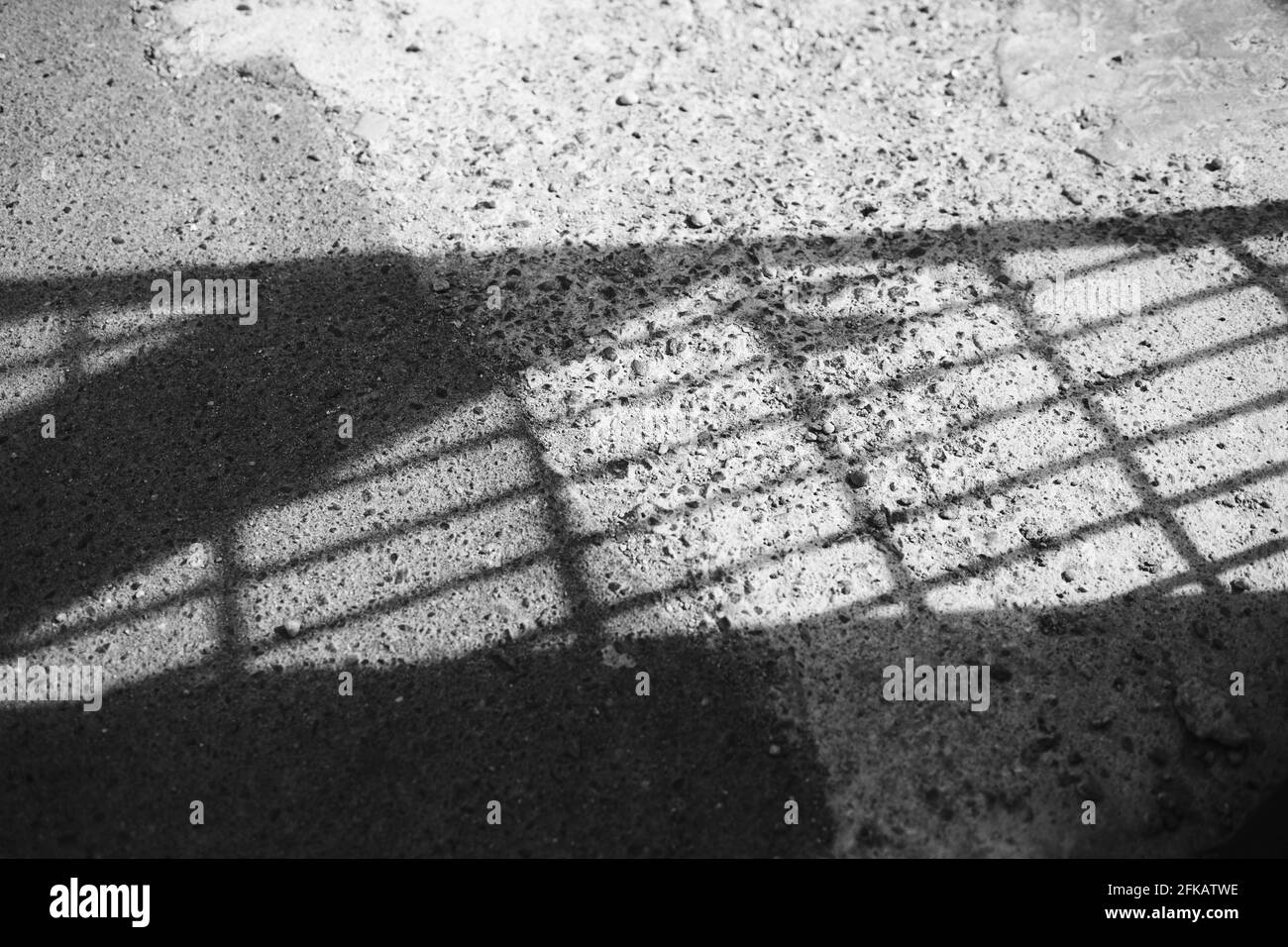 shade from the sun on the pavement. abstract images Stock Photo - Alamy