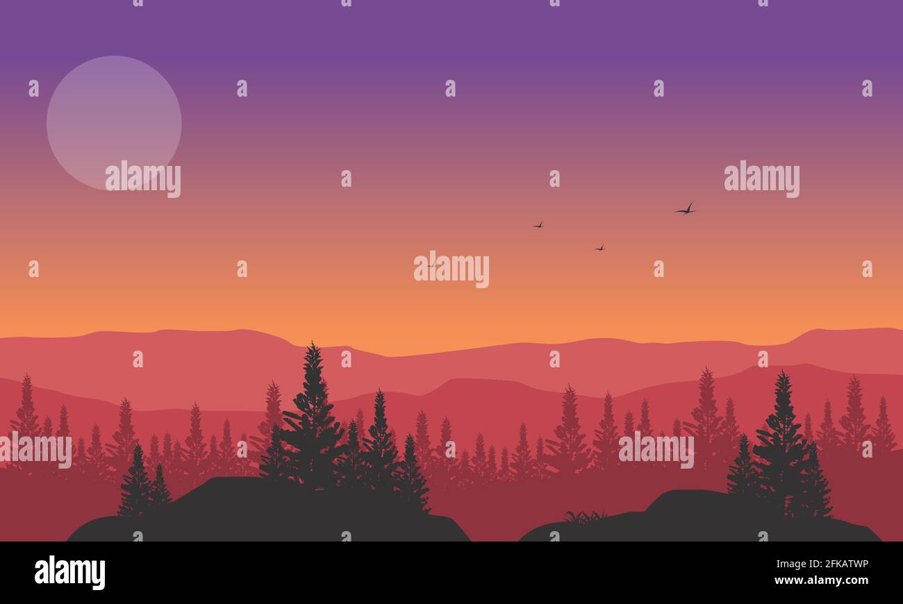 Panorama panoramas panoramic Stock Vector Images - Alamy