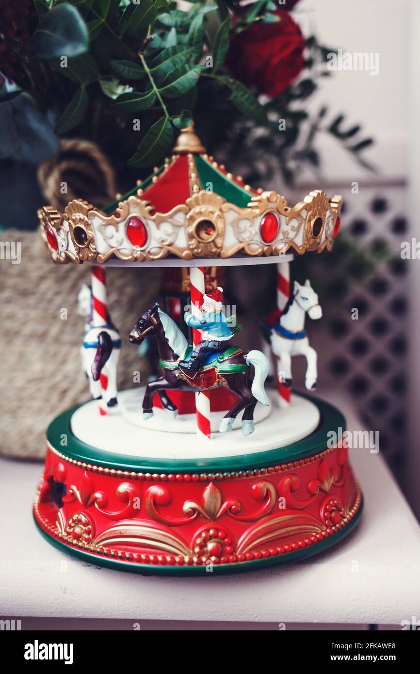 Retro carousel hi-res stock photography and images - Alamy