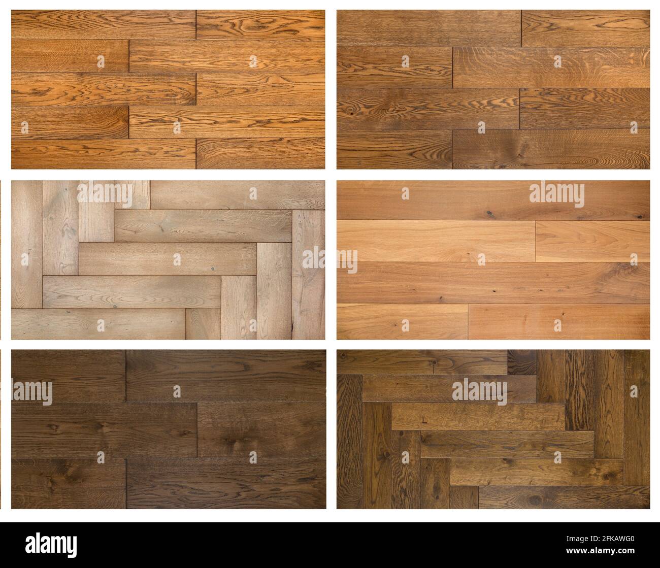 Collage of wooden textures for parquet or laminate Stock Photo - Alamy
