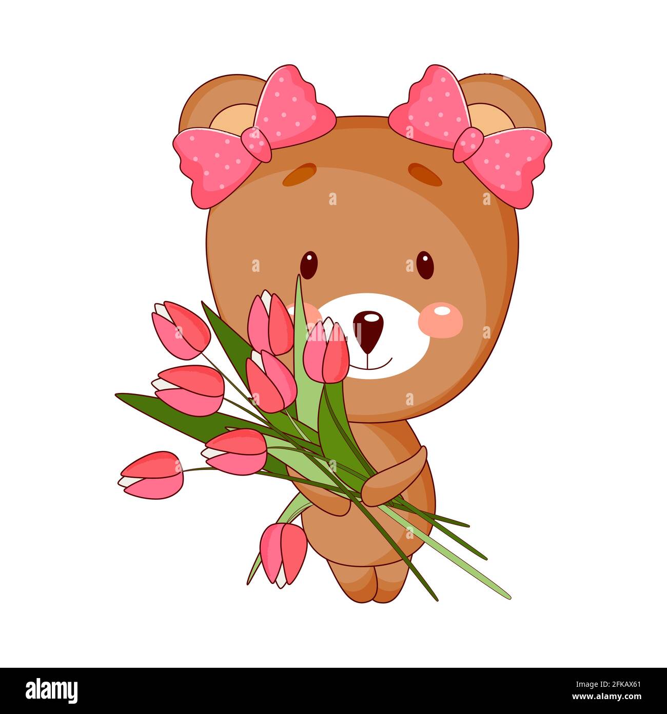 Cute Cartoon Baby Bears