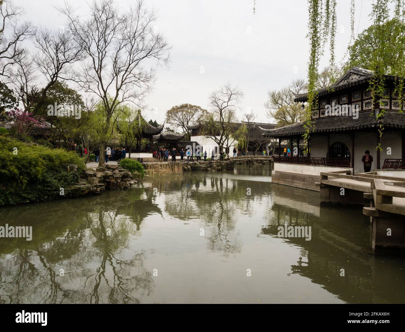 Suzhou, China - March 23, 2016: Springtime in Humble Administrator's ...