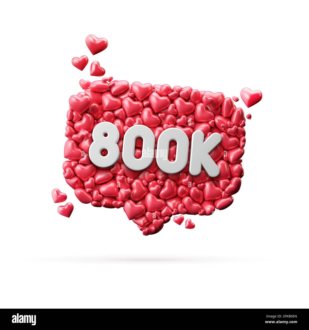 800k subscribers Cut Out Stock Images & Pictures - Alamy
