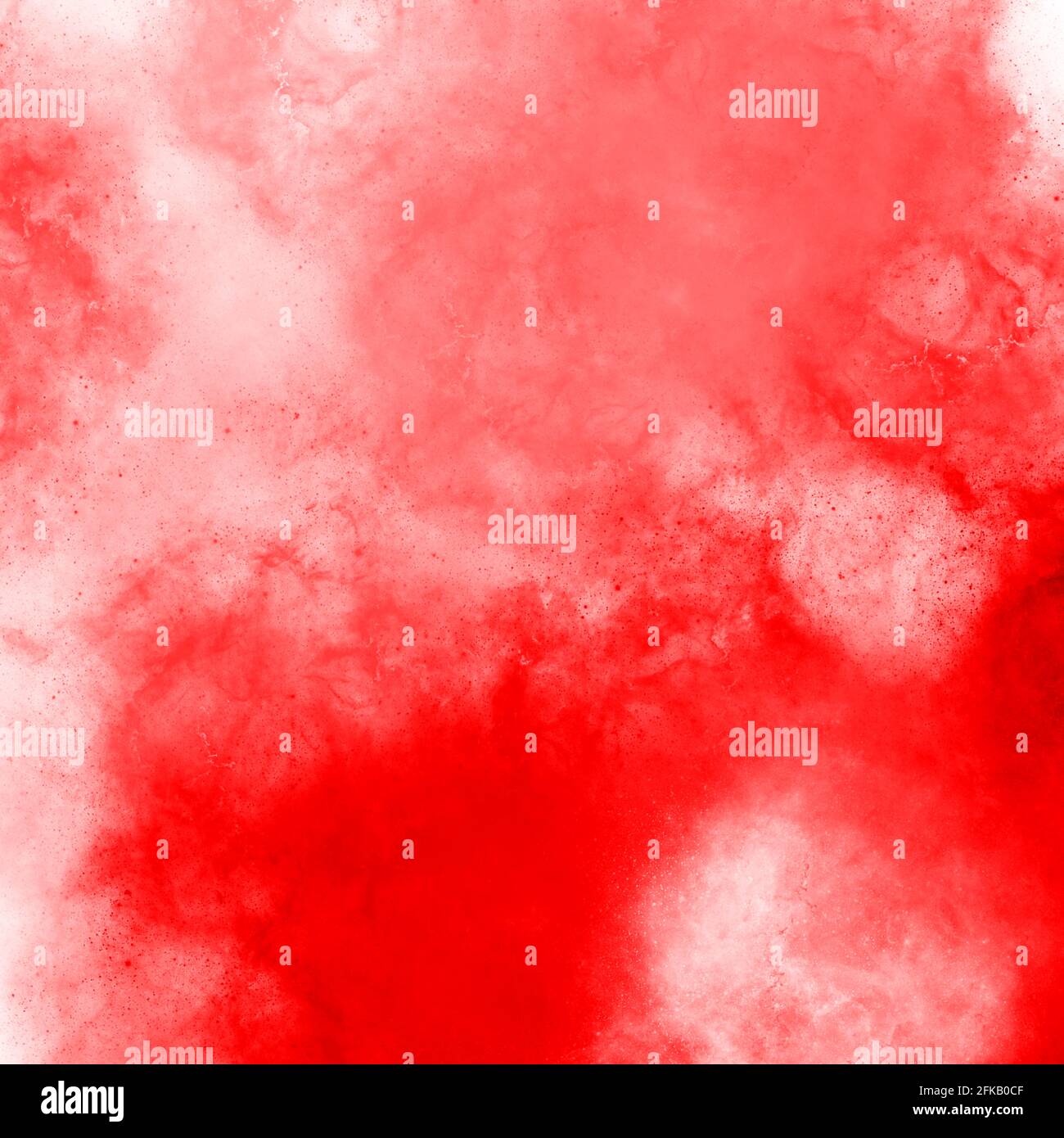 Red square painted with watercolor paint, texture background, backdrop ...
