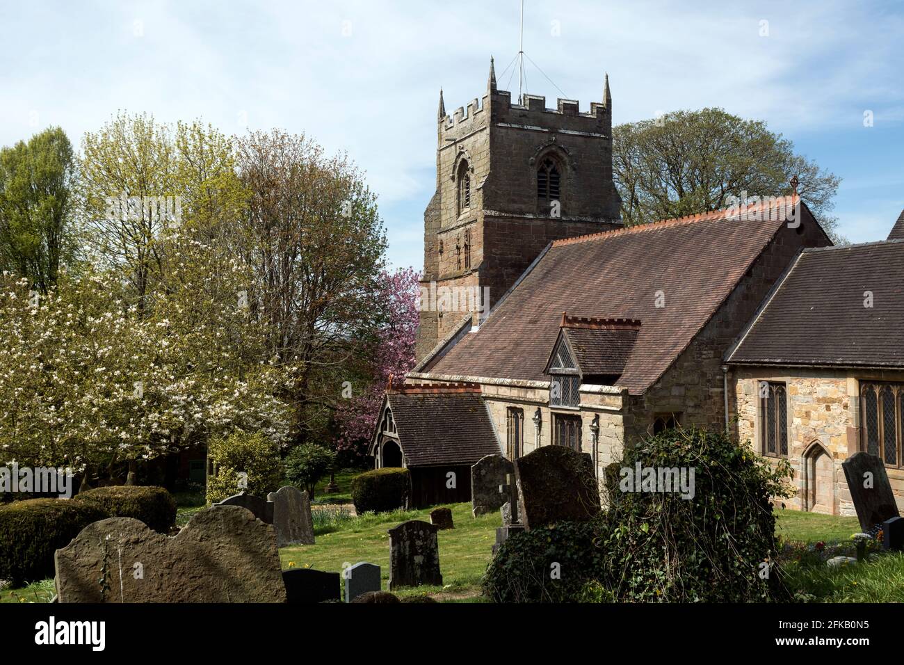 St. Leonard`s Church, Beoley, Worcestershire, England, UK Stock Photo ...