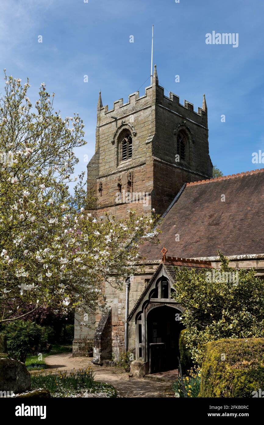 St. Leonard`s Church, Beoley, Worcestershire, England, UK Stock Photo ...