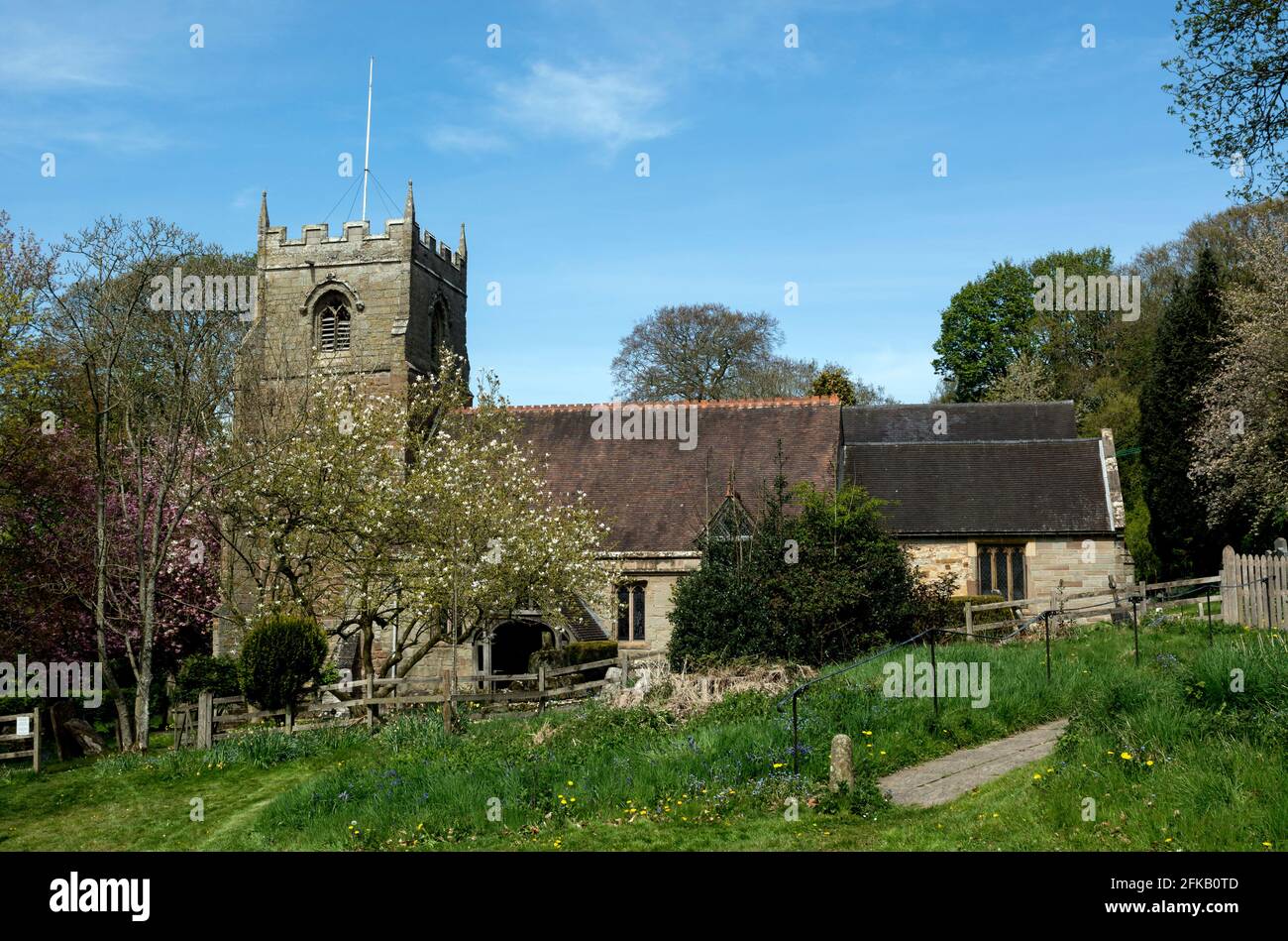 St. Leonard`s Church, Beoley, Worcestershire, England, UK Stock Photo ...