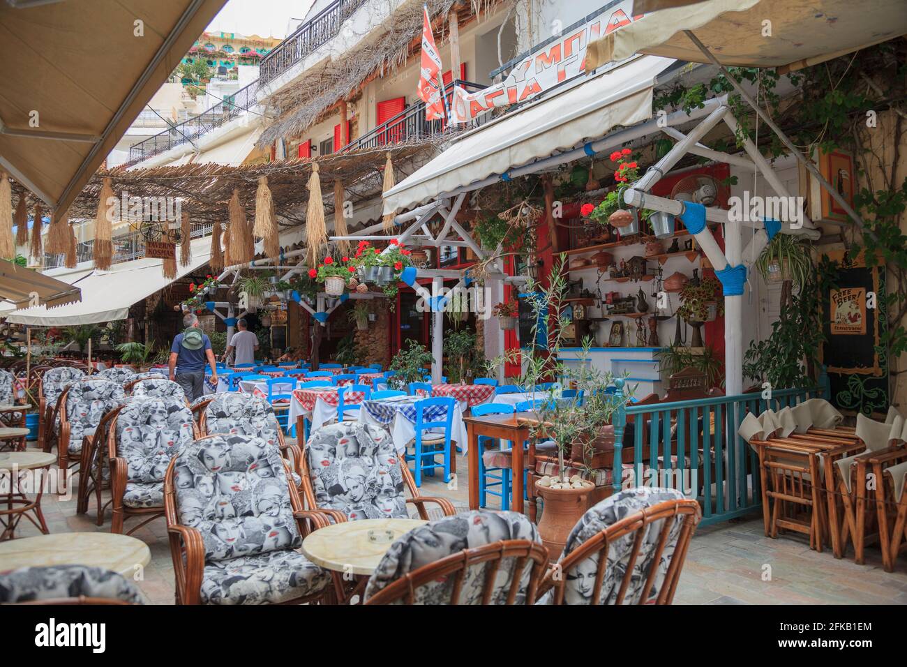 Agia Galini, Greece; Crete; Europe. Photo V.D Stock Photo - Alamy
