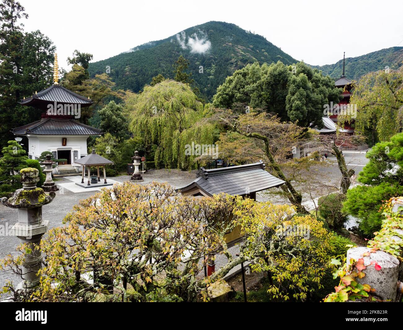 Minobu, Japan - October 19, 2017: On the grounds of Minobusan Kuonji ...