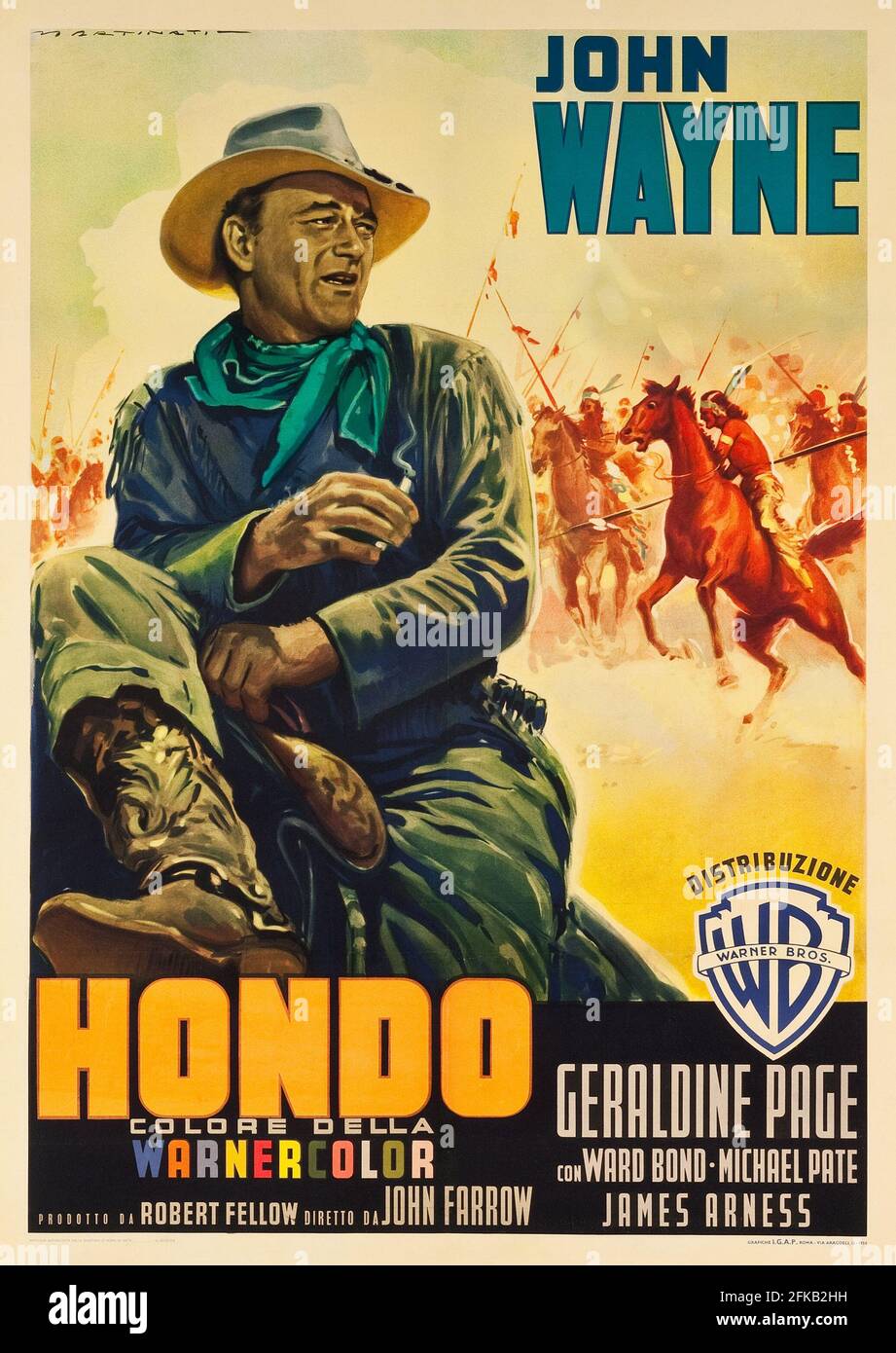 John Wayne Movie Poster High Resolution Stock Photography and Images ...