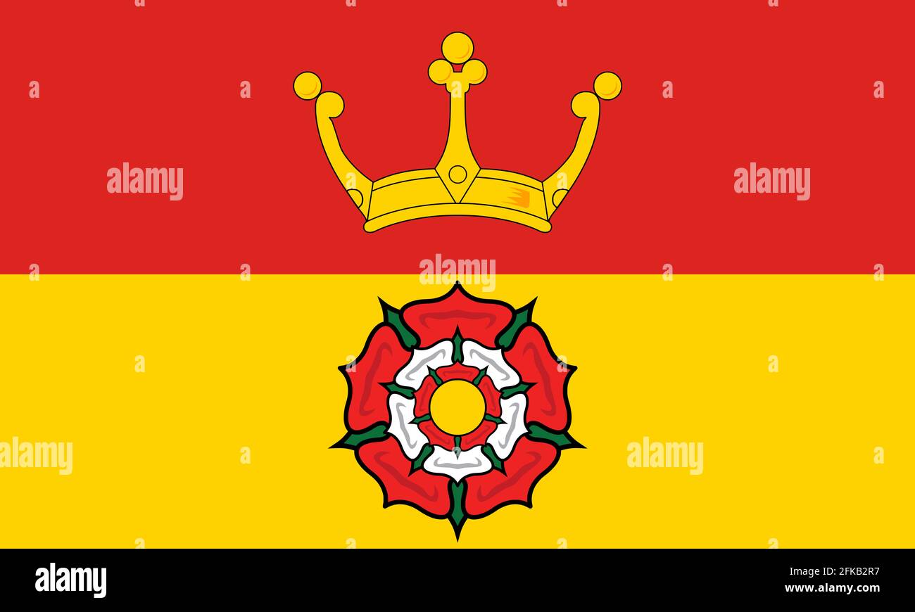 Flag of the county of Hampshire Stock Photo - Alamy
