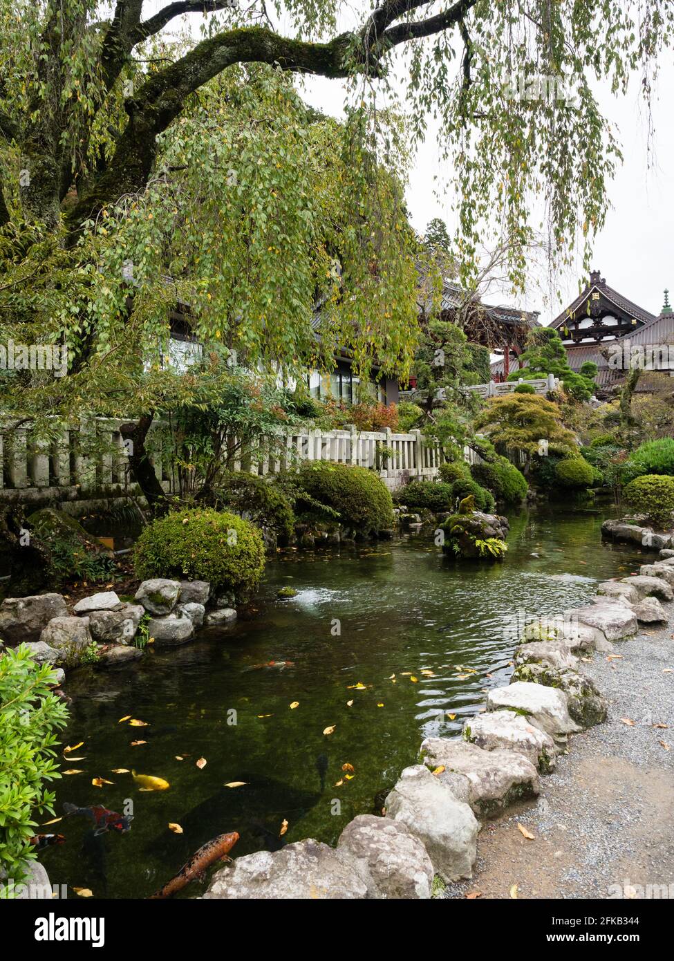 Minobu, Japan - October 19, 2017: On the grounds of Minobusan Kuonji ...