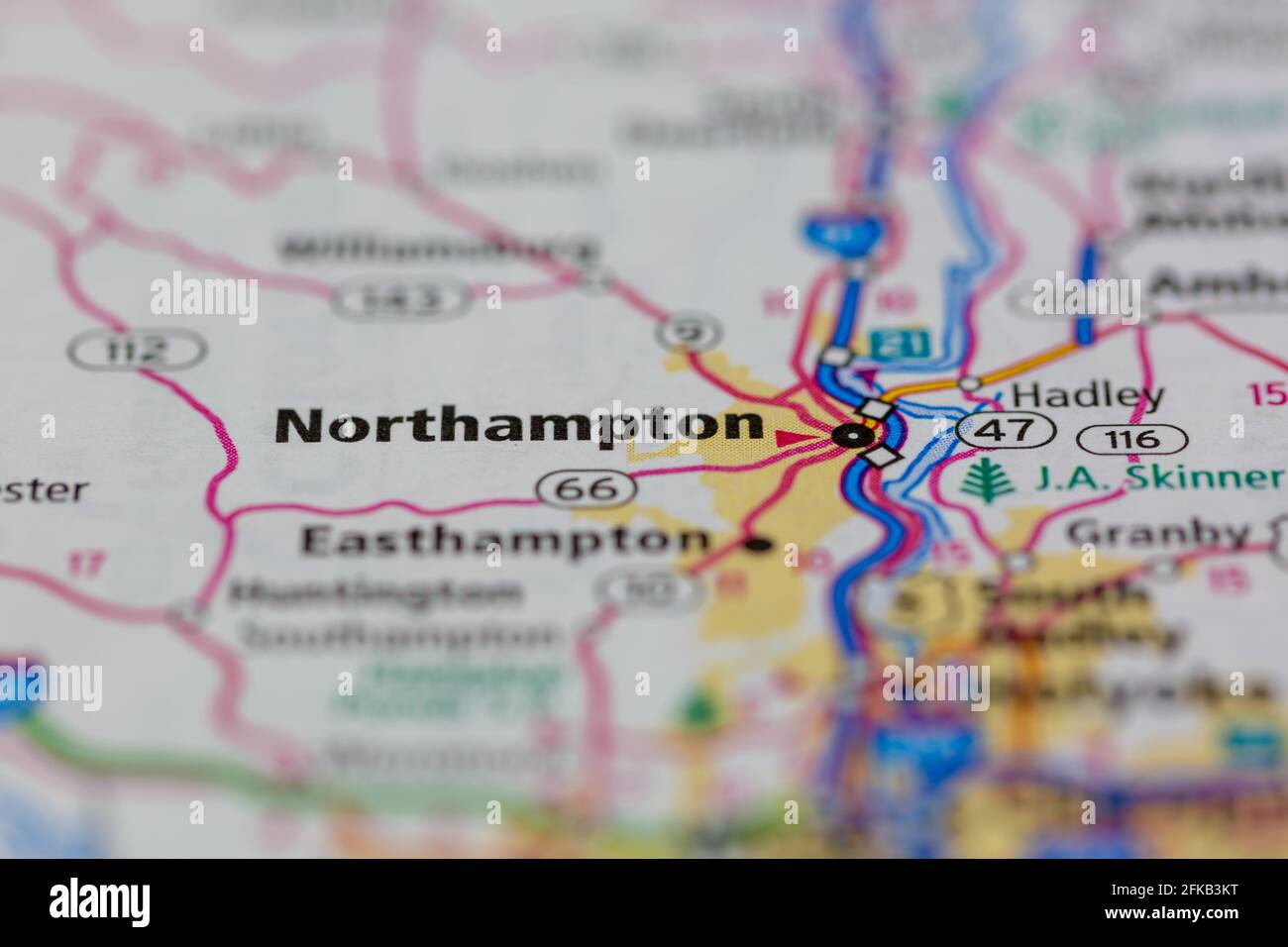 Northampton map hi-res stock photography and images - Alamy
