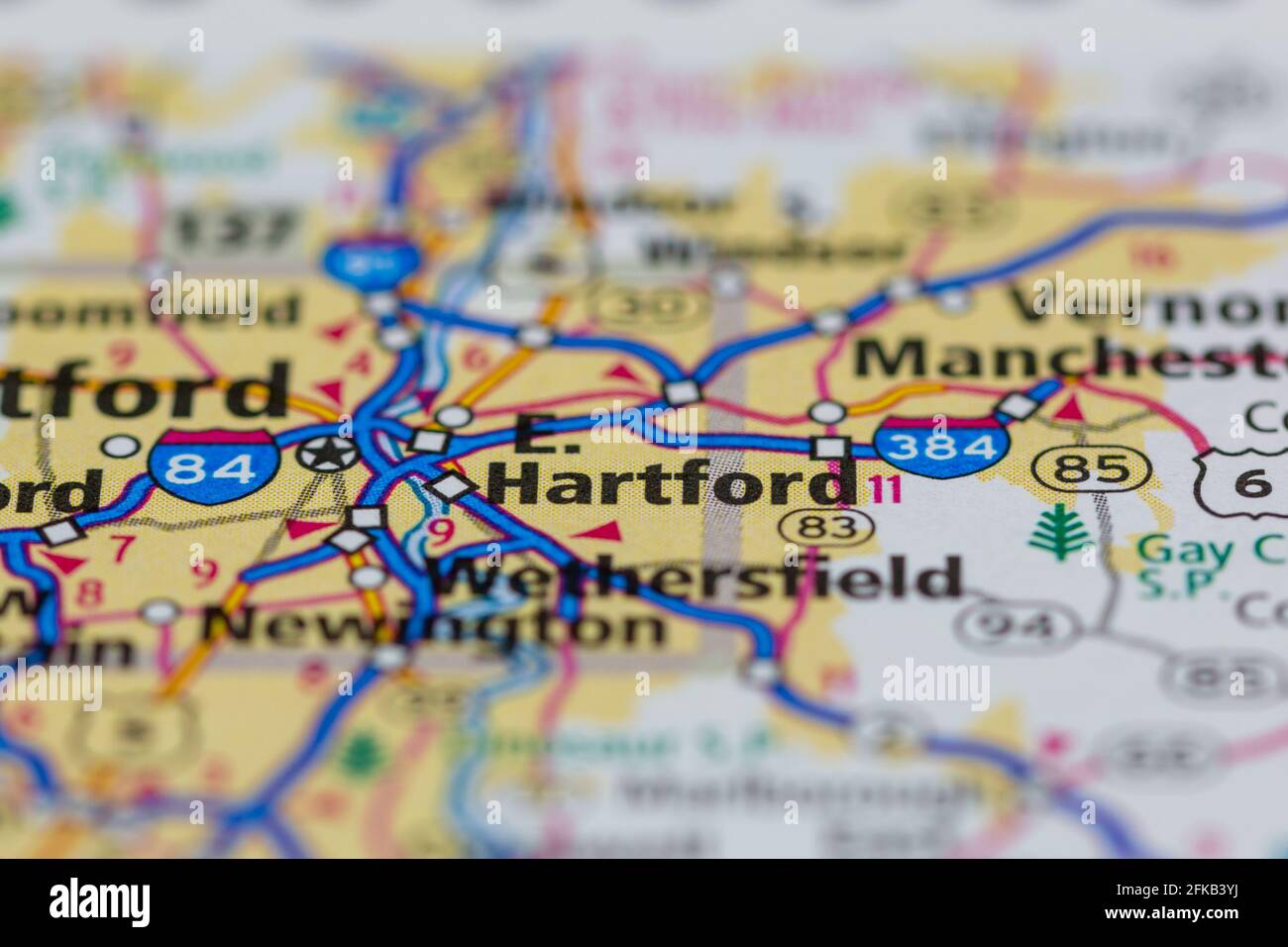 Road Map Of Hartford Ct