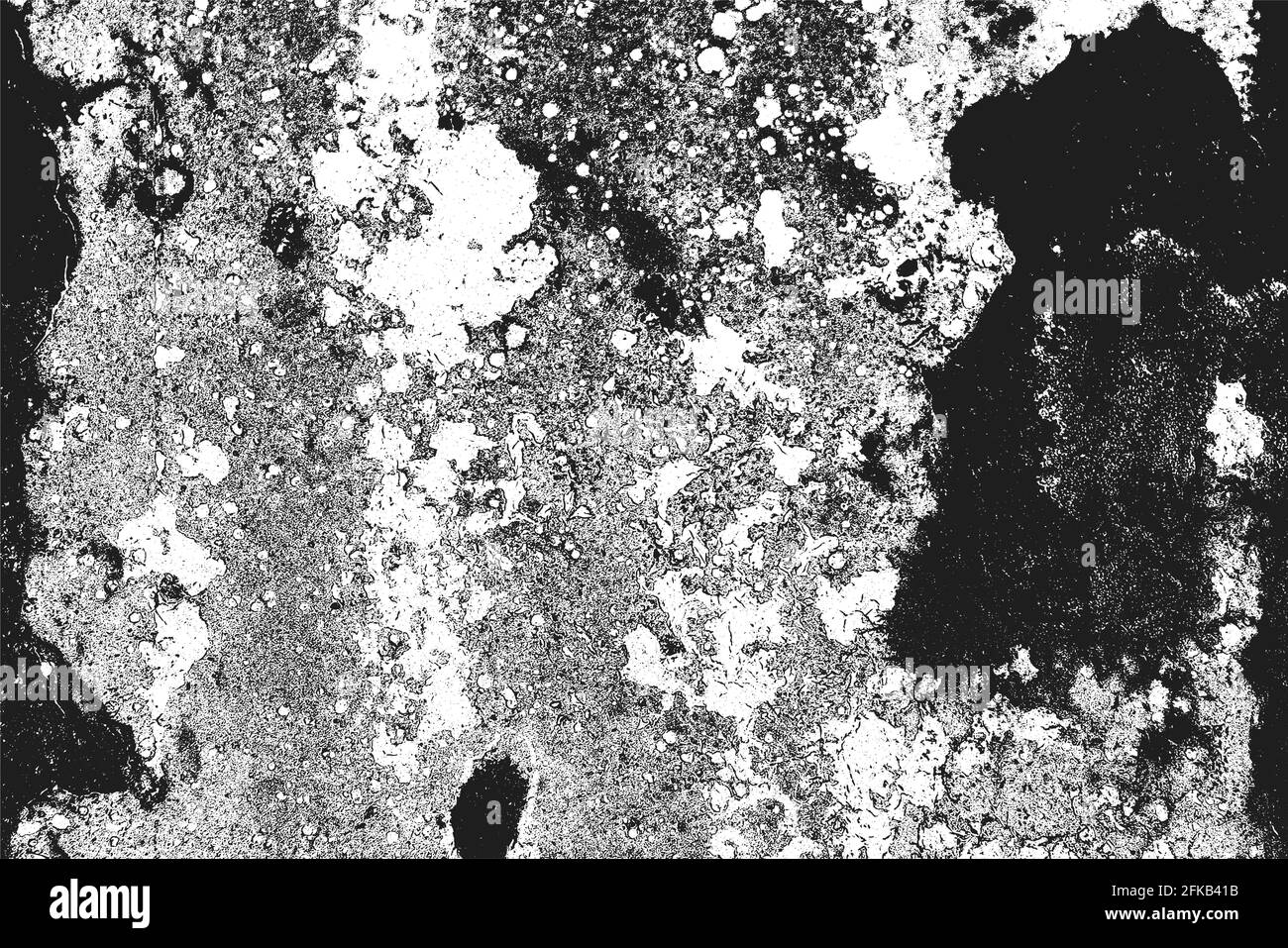 Distressed overlay texture of rusted peeled metal. grunge background ...