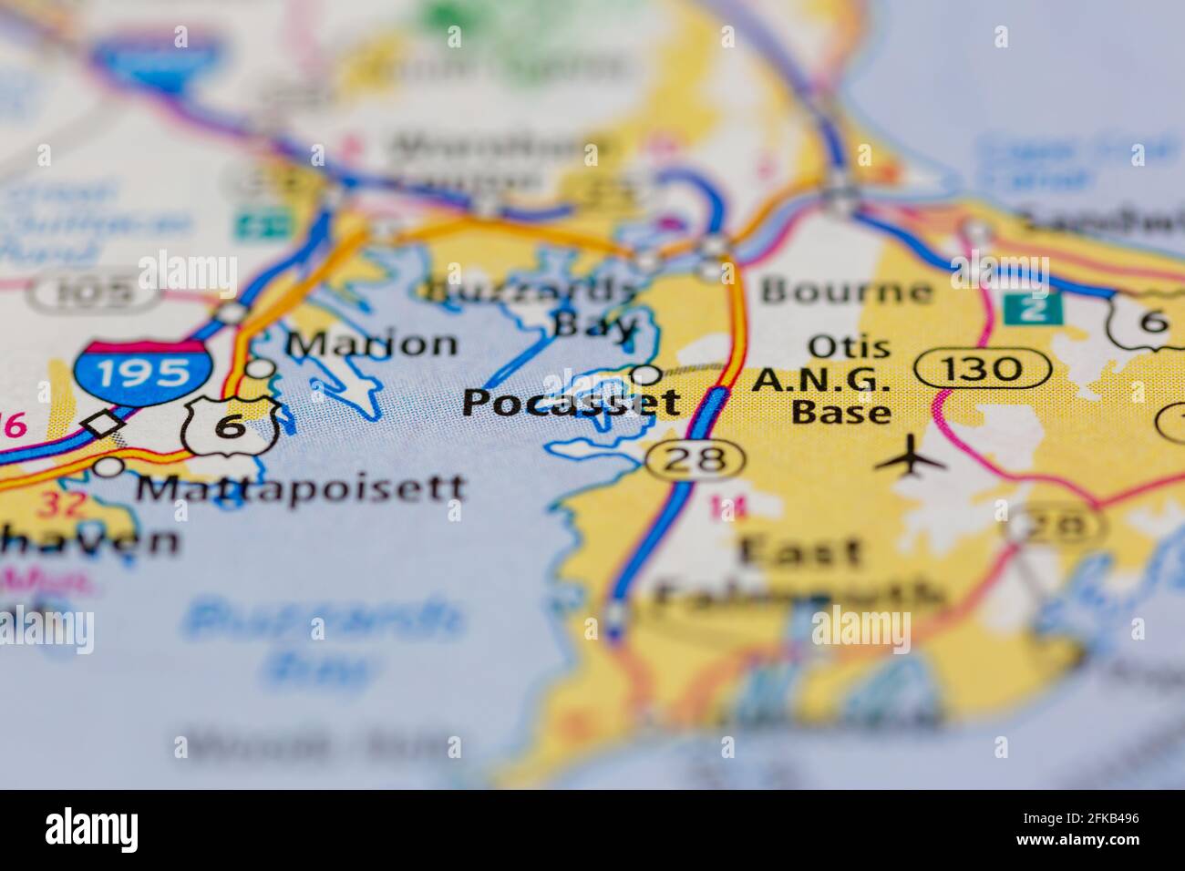 Map of pocasset hi-res stock photography and images - Alamy