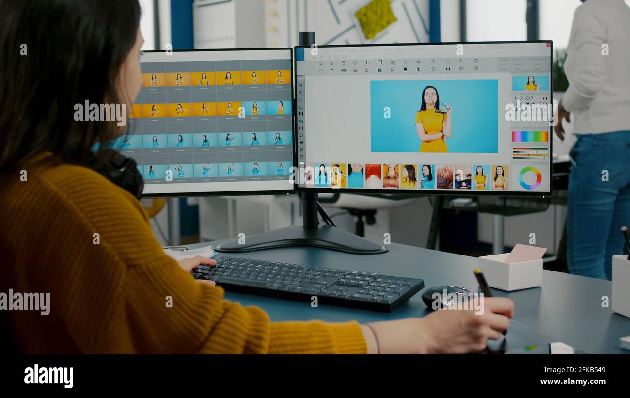 Digital colour grading hi-res stock photography and images - Alamy