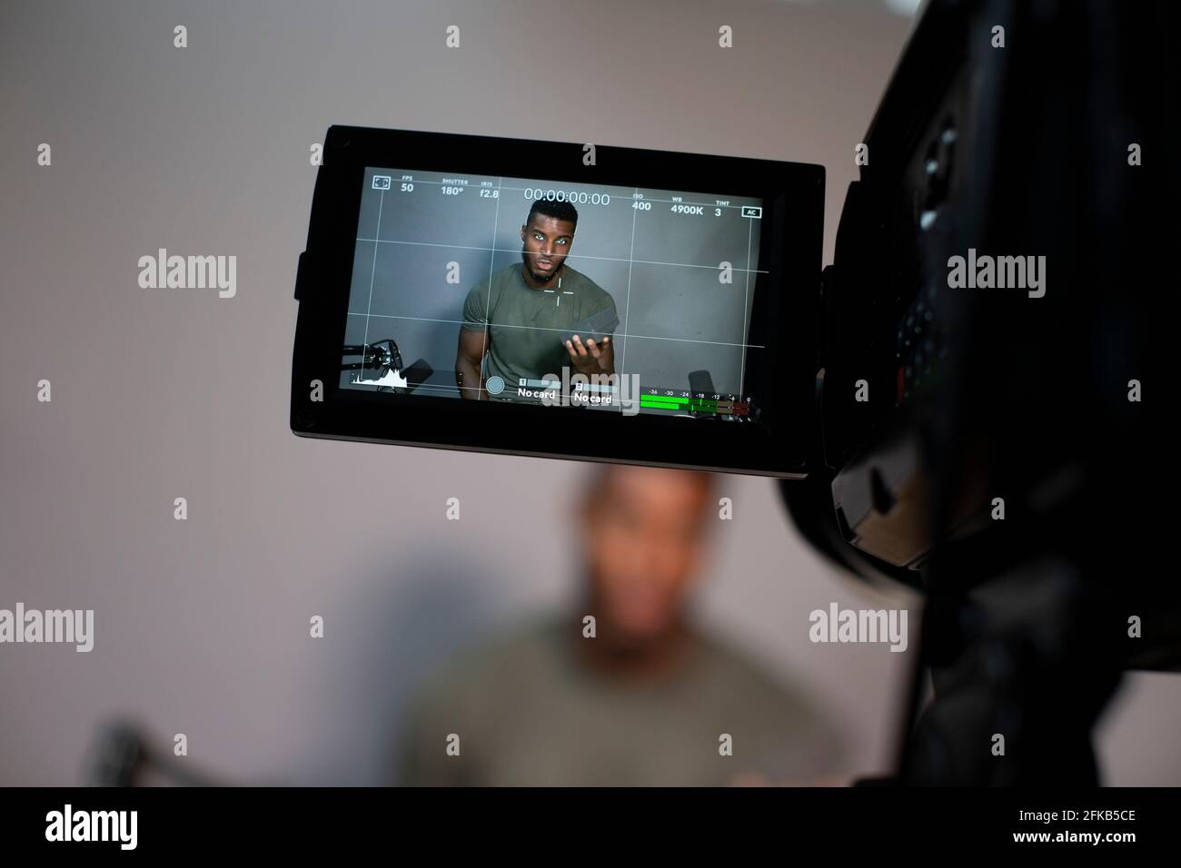 Camera talking filming hi-res stock photography and images - Alamy