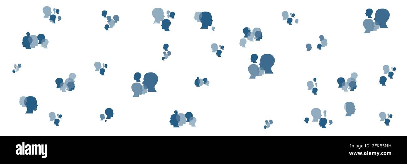 Abstract human faces on the white Stock Vector Image & Art - Alamy