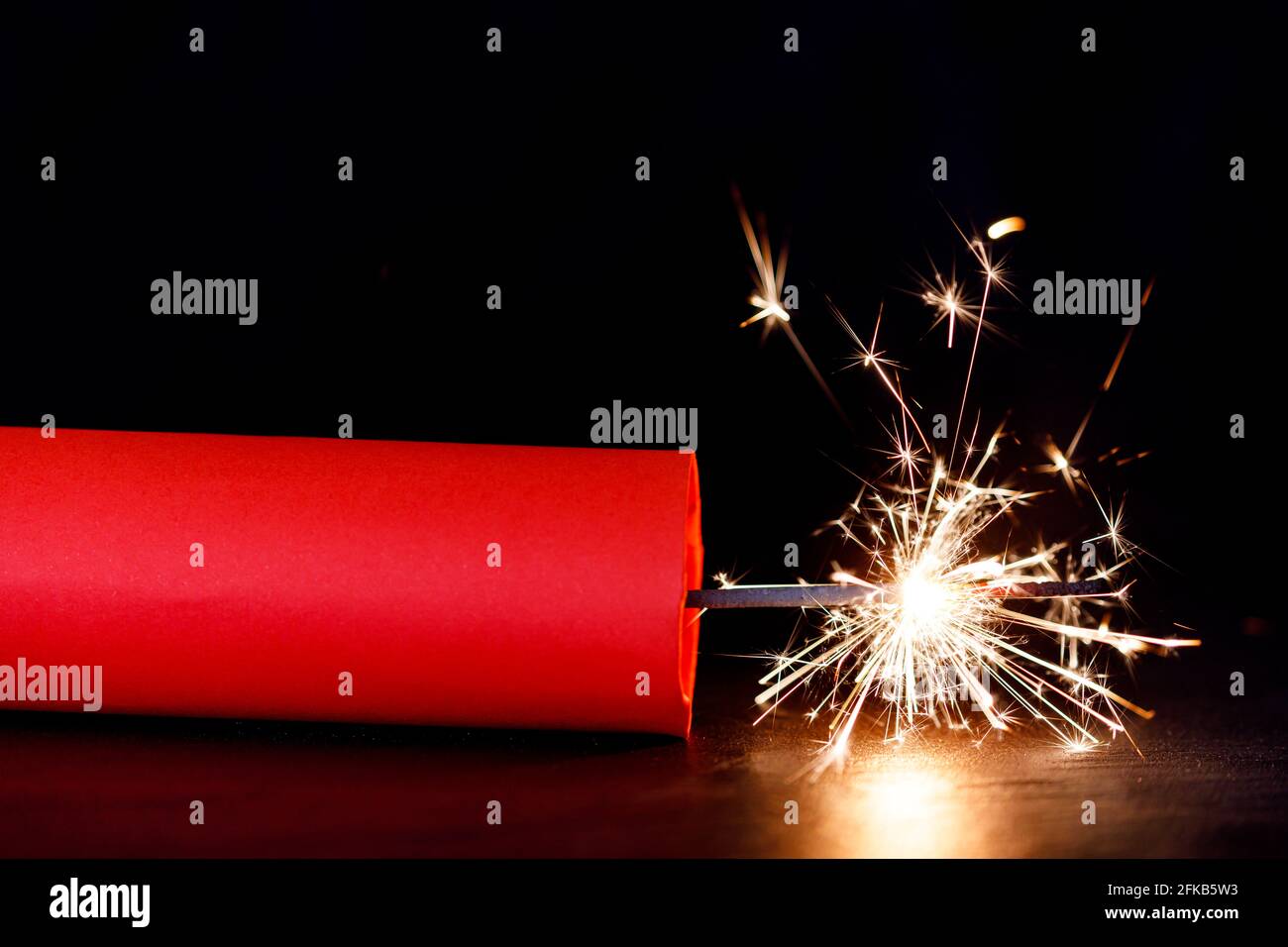 ignite the dynamite for explosions Stock Photo - Alamy