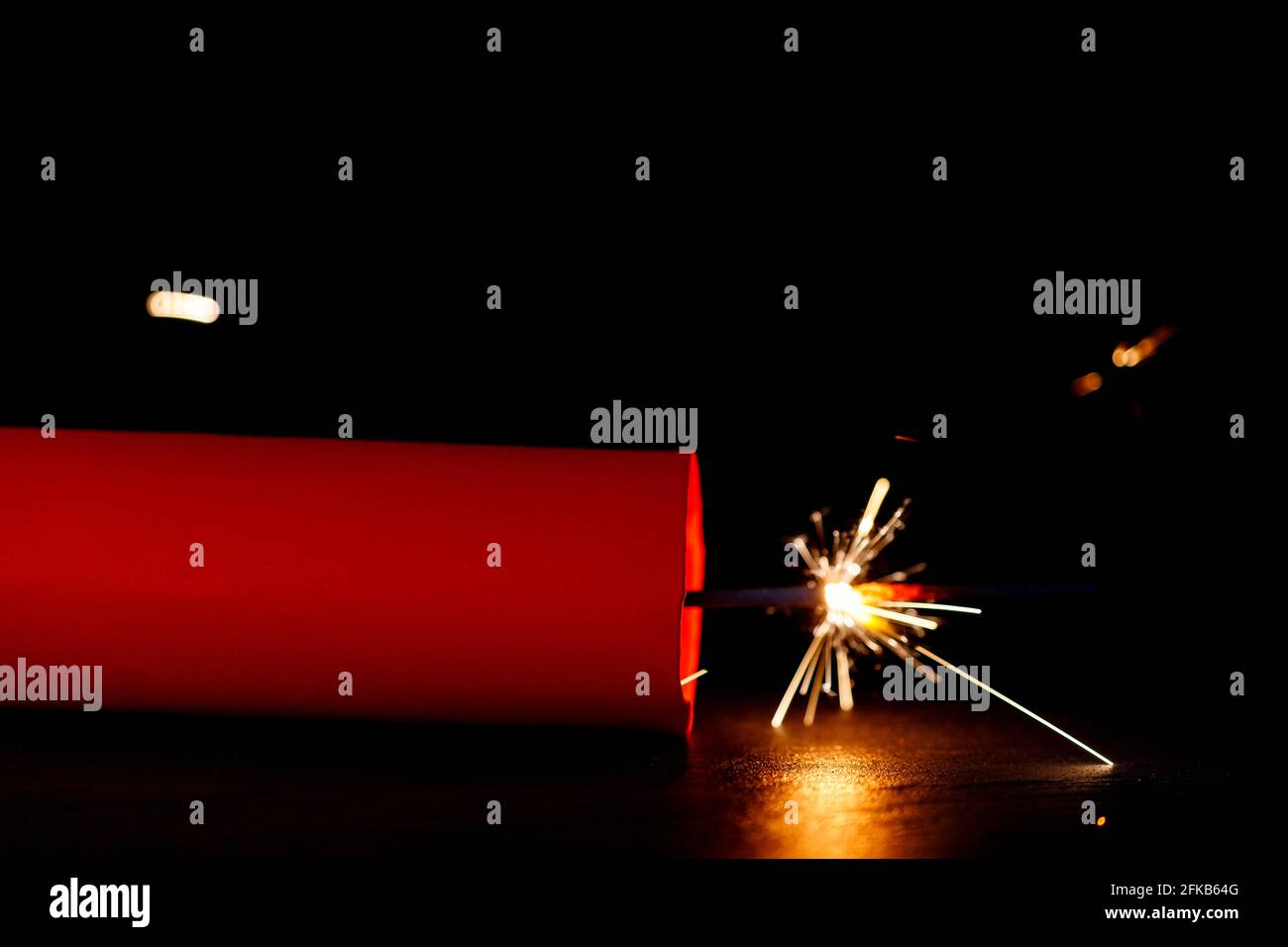 ignite the dynamite for explosions Stock Photo - Alamy